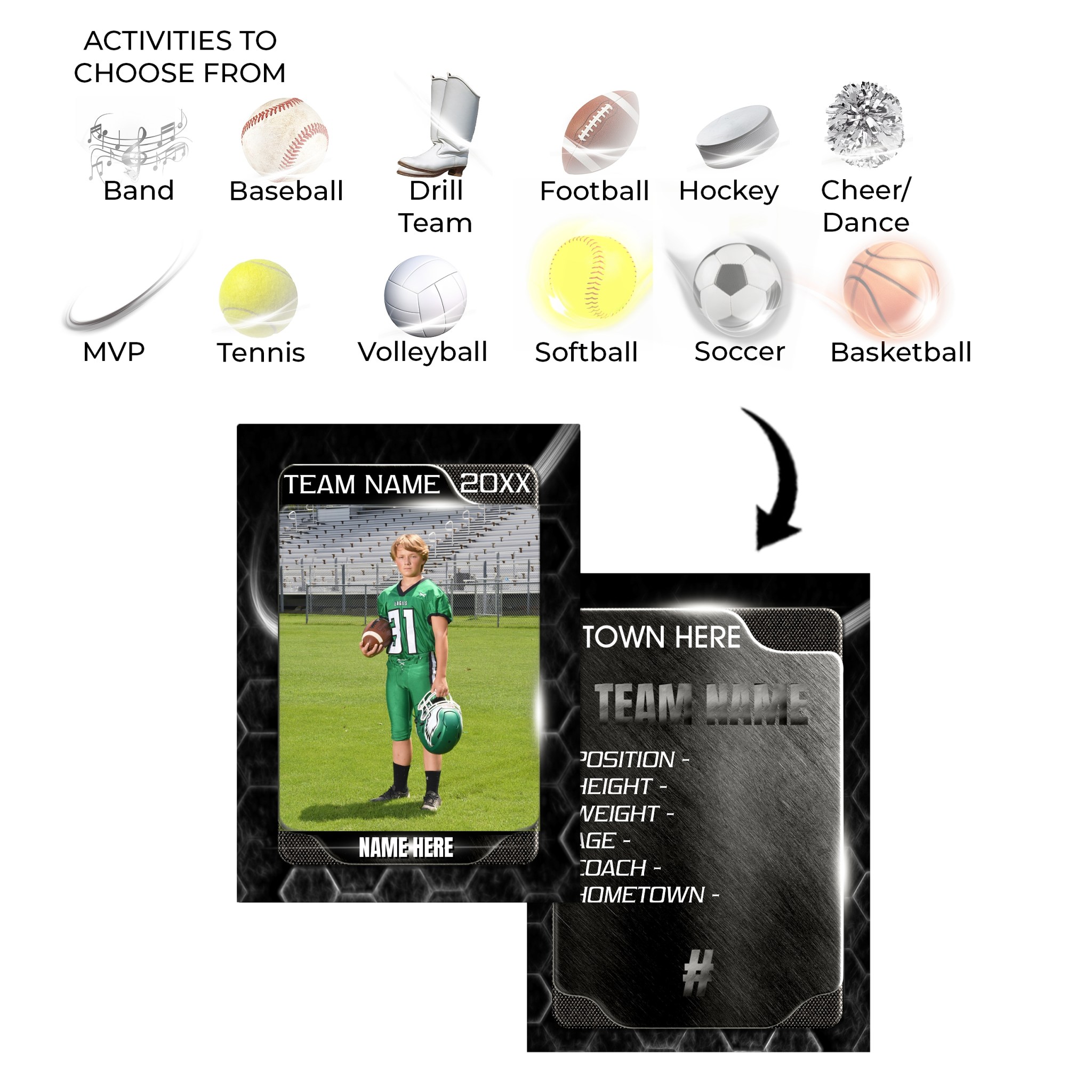 Honeycomb Sports Trading Cards - Ark-La-Tex Color Lab, Inc.